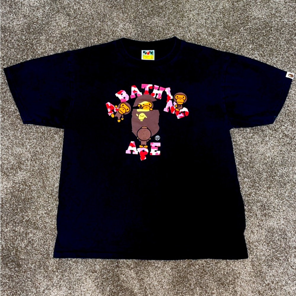 Bape Abc College Milo Tee - Gem